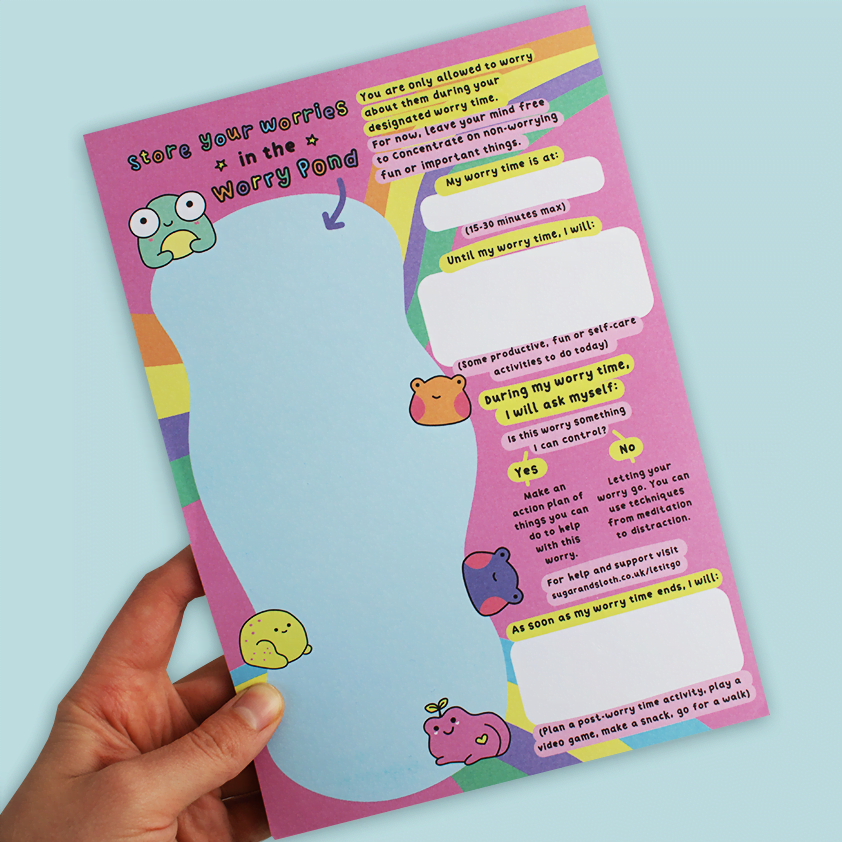 Store your worries in the Worry Pond! – Sugar and Sloth